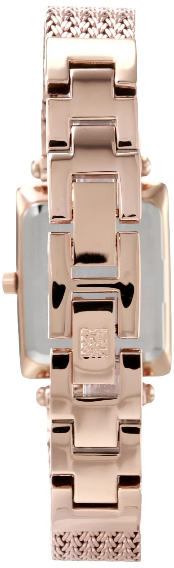 Anne Klein Women's Japanese Quartz Dress Watch with Stainless Steel Strap, Rose Gold, 12 (Model: AK/3882RGRG)