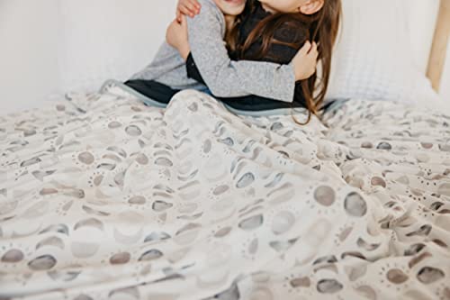 Copper Pearl Jumbo Premium Knit 3 Layer Stretchy Throw Blanket Eclipse