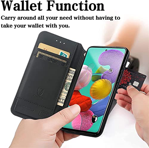 MTQLX for Samsung Galaxy S9 Plus Wallet Case,Premium Luxury PU Leather Flip Protective Wallet Case Cover with Card Slots and Kickstand,for Samsung Galaxy S9 Plus-(KSL-3)