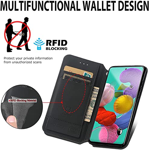 MTQLX for Samsung Galaxy S9 Plus Wallet Case,Premium Luxury PU Leather Flip Protective Wallet Case Cover with Card Slots and Kickstand,for Samsung Galaxy S9 Plus-(KSL-3)
