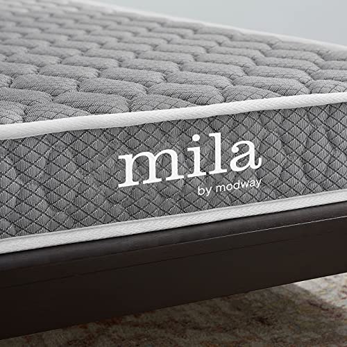 Modway Mila 6” Narrow Twin Mattress - Firm 6 Inch- 10-Year Warranty