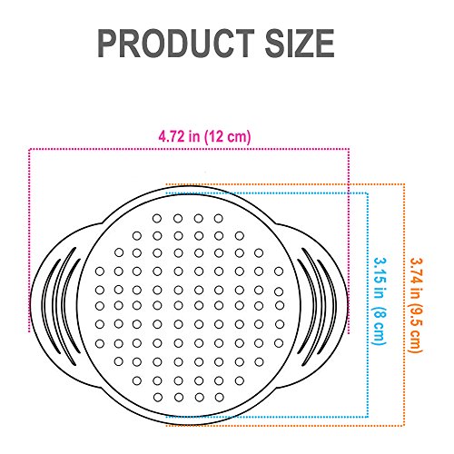 WishDirect Tuna Strainer Press, Tuna Can Strainer Food-Grade Stainless Steel Canning Colander for Regular-Size and Wide-Necked Tunas