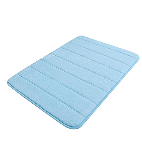 NA Memory Foam Bath mat Non-Slip Absorbent Velvet Bathroom Carpet 40 60cm Red