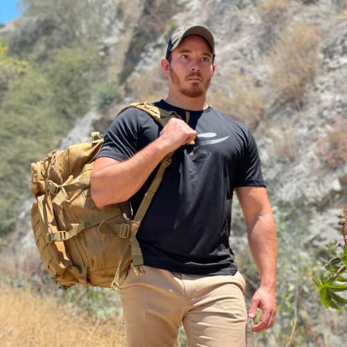 JupiterGear Tactical Military 45L MOLLE Rucksack Backpack for Backpacking Hiking Camping Trekking Hunting