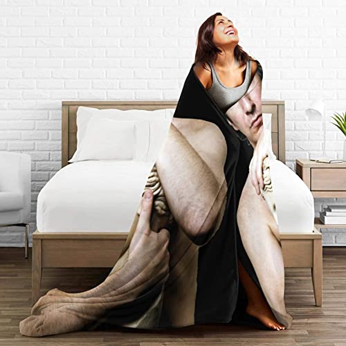 Alan Rickman Blanket Ultra-Soft Micro Fleece Blanket Warm Cozy Plush Bed Blanket Lightweight Sofa Throw Blanket