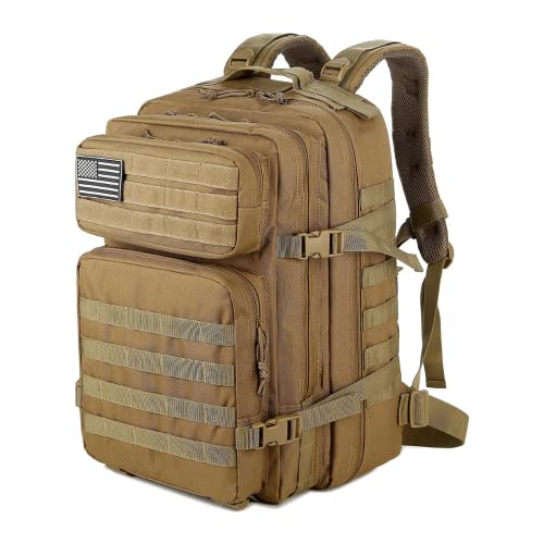JupiterGear Tactical Military 45L MOLLE Rucksack Backpack for Backpacking Hiking Camping Trekking Hunting