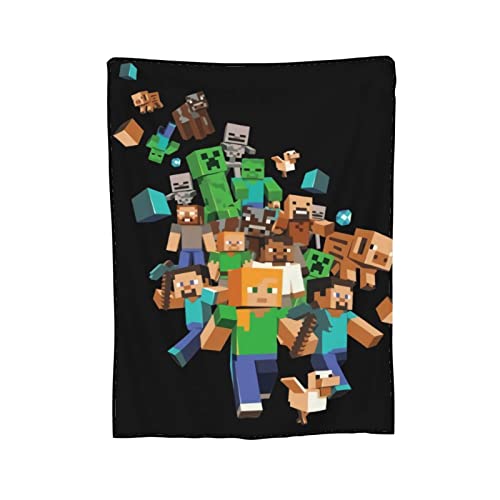 Air Conditioning Blanket Game Throw Blanket Super Soft Blanket for Bedroom Livingroom Sofa Bed Car 50"X40"