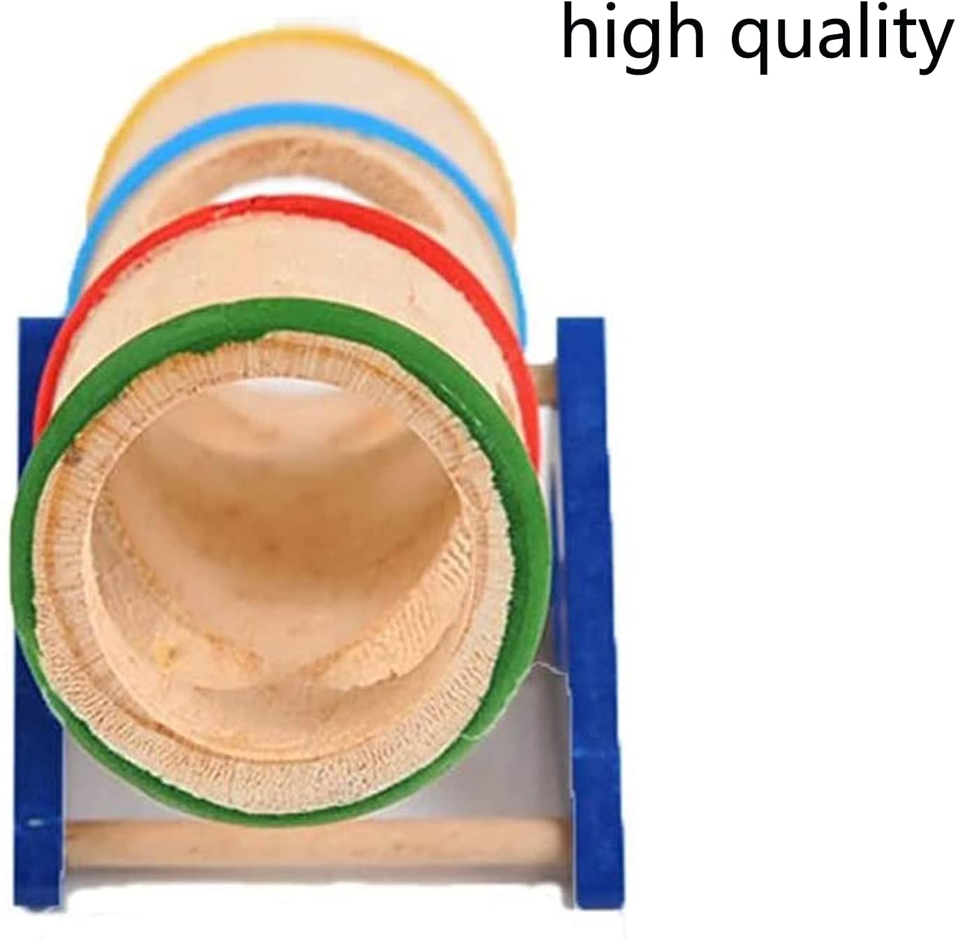 Litewoo Wood Seesaw Tunnel Toy for Dwarf Hamster Gerbil Rat Mouse Small Animal House Cage House Toy