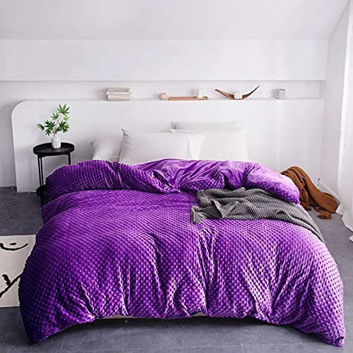 Isilila 48x72 Weighted Blanket Cover, Premium Soft Dot Duvet Cover for Weighted Blanket with 8 Ties(Removable Cover Only)