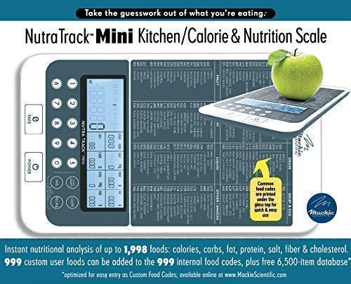 NUTRA TRACK Food and Nutrition Scale, an American Co. You CAN FIND Cheaper BUT You Cant FIND Better, Features: Our Proprietary USDA Nutritional Calculator, Supported and Designed in Seattle WA.