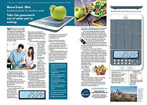 NUTRA TRACK Food and Nutrition Scale, an American Co. You CAN FIND Cheaper BUT You Cant FIND Better, Features: Our Proprietary USDA Nutritional Calculator, Supported and Designed in Seattle WA.