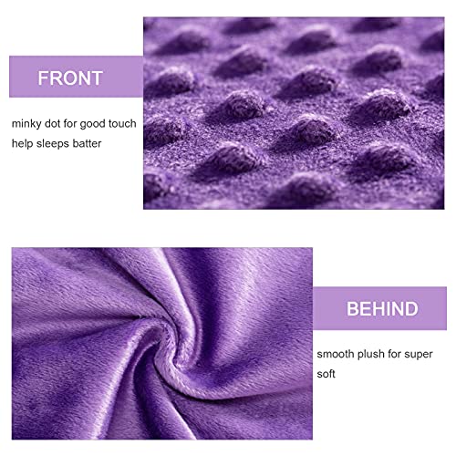 Isilila 48x72 Weighted Blanket Cover, Premium Soft Dot Duvet Cover for Weighted Blanket with 8 Ties(Removable Cover Only)