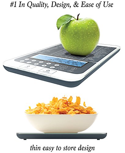 NUTRA TRACK Food and Nutrition Scale, an American Co. You CAN FIND Cheaper BUT You Cant FIND Better, Features: Our Proprietary USDA Nutritional Calculator, Supported and Designed in Seattle WA.
