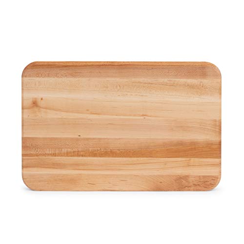 John Boos Chopping Select Maple Edge Grain Cutting Board, 18 Inch x 12 Inch x 1.25 Inch, 18 Inches x 12 Inches x 1.25 Inches
