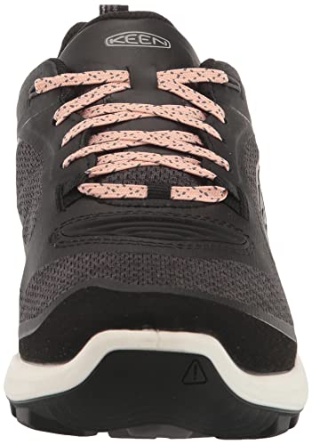 KEEN Women's Terradora Flex Low Height Waterproof Hiking Shoes, Black/Peachy, 8.5