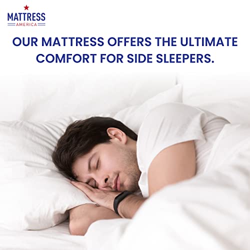 Mattress America 12 Inch Revive Gel Memory Foam Mattress Full Comfort | Advanced Gel Technology to Maintain Body Temperature | CertiPUR-US Certified | King…