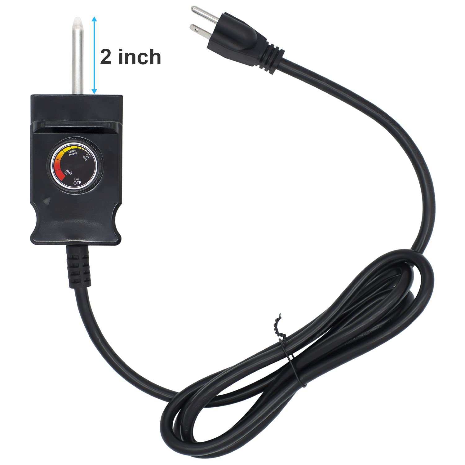 Adjustable Controller Thermostat Probe Cord for Masterbuilt MB20070210/MB25075517 Analog Electric Smokers, Fits Most of Outdoor Cooking Electric Smokers and Grills Heating Element