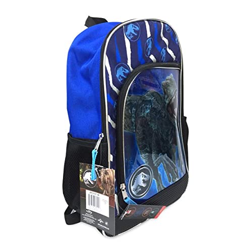 Blue Dinosaur Jurassic Park Stephen Spielberg & World & Steelbook 5 Films Fallen Kingdom / Lost World Limited Edition Blu Ray Family Adventure Movie Bundle Legendary Backpack Double Set