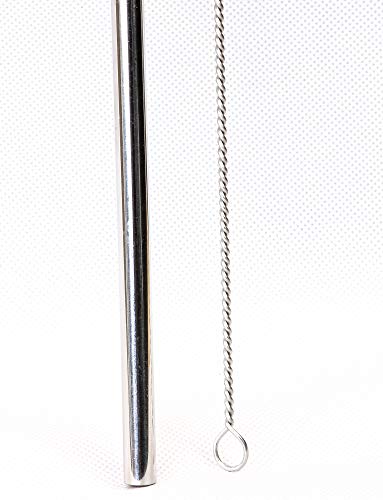 2 JUMBO 14" Stainless Steel Straws 100 oz HUGE SUPER LONG Drinking Wide Compatible With Whirley Insulated Travel Mug FOAM Truck Stop Cups