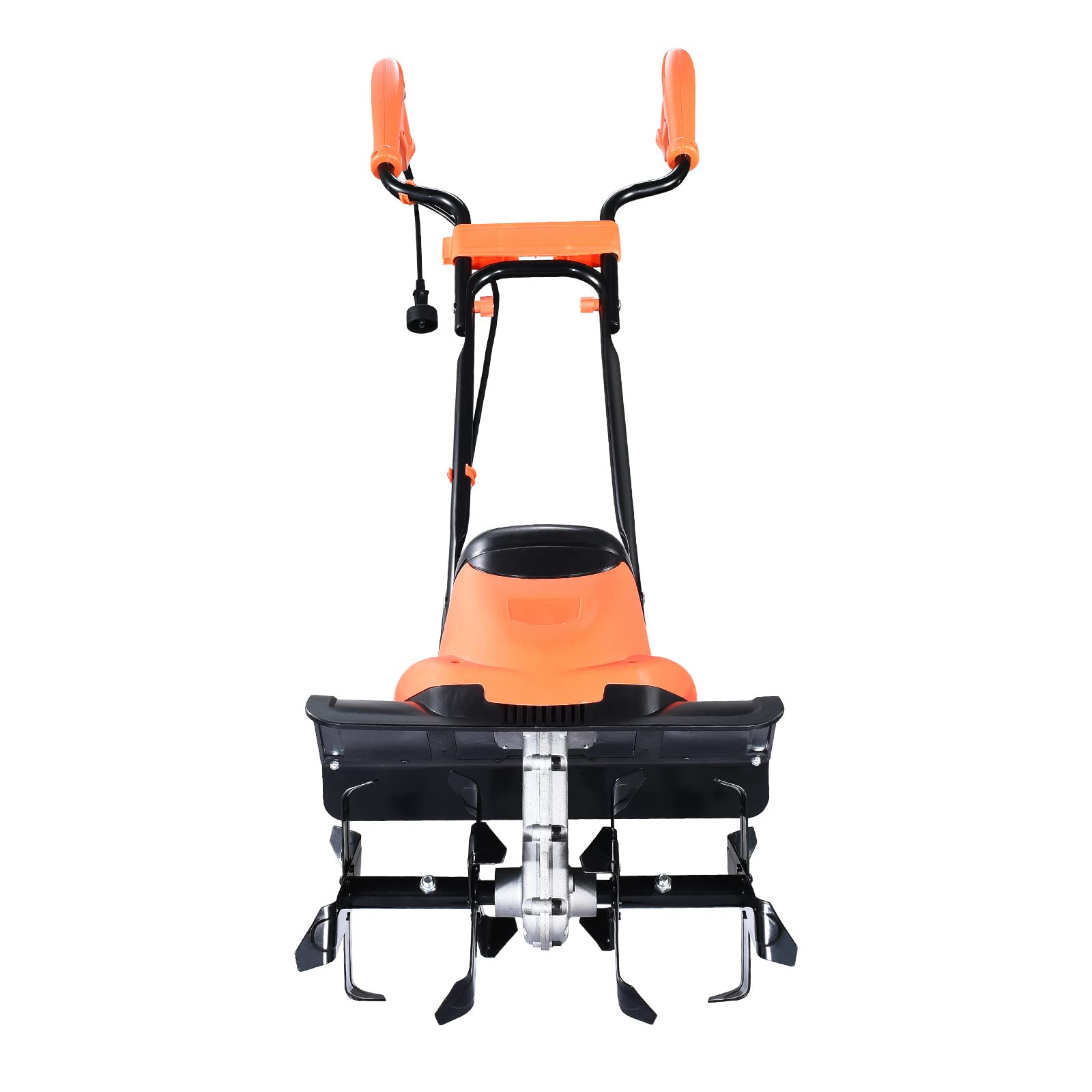 Kapoo Electric Tiller Cultivator 14 Inch 8.5 Amp, Black Orange, N1C-5JY-1000