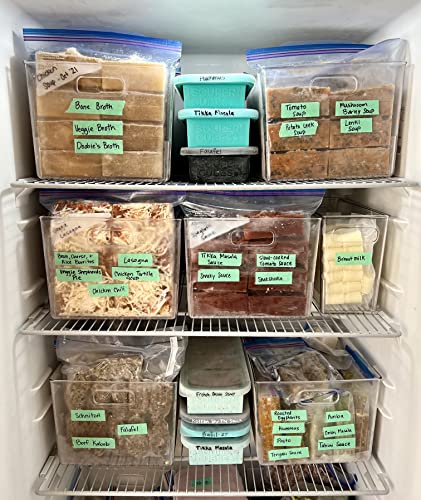 Souper Cubes 1/2-Cup Freezing Tray with lid, Aqua, makes 6 perfect 1/2 cup portions, freeze pesto, salsa, sauce, food