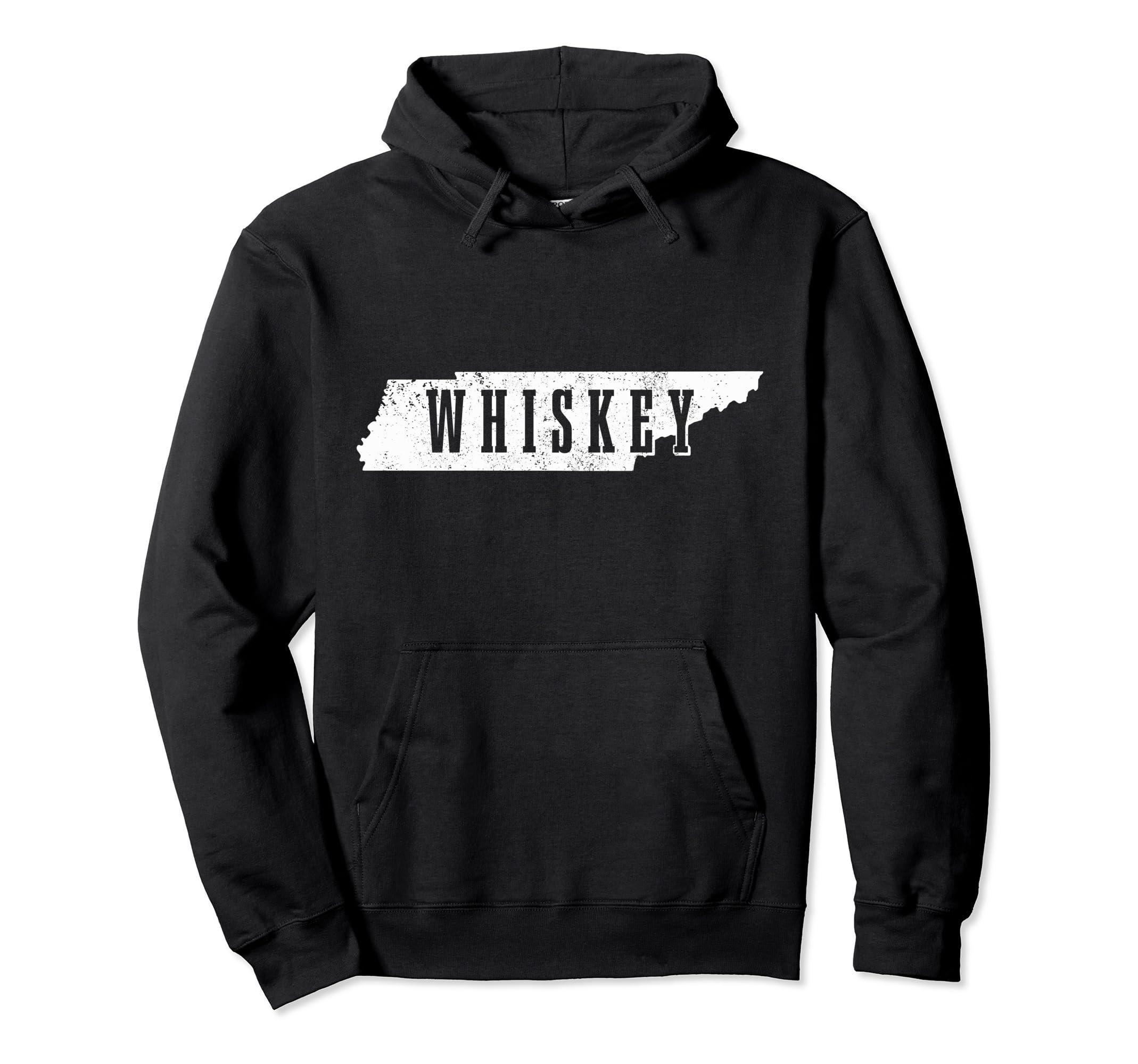 Tennessee Whiskey State Map Bourbon Whisky Vintage Pullover Hoodie