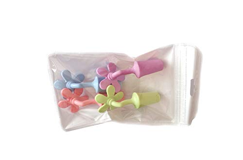 Flycheers Flower Bottle Stoppers,Wine Stoppers, Silicone Bottle Stopper Sun flower Shape Wine Plug for Champagne, Beverage, Beer, Wine Stoppers (4 piece)