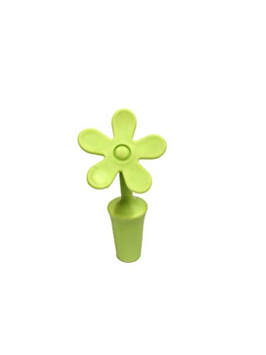 Flycheers Flower Bottle Stoppers,Wine Stoppers, Silicone Bottle Stopper Sun flower Shape Wine Plug for Champagne, Beverage, Beer, Wine Stoppers (4 piece)