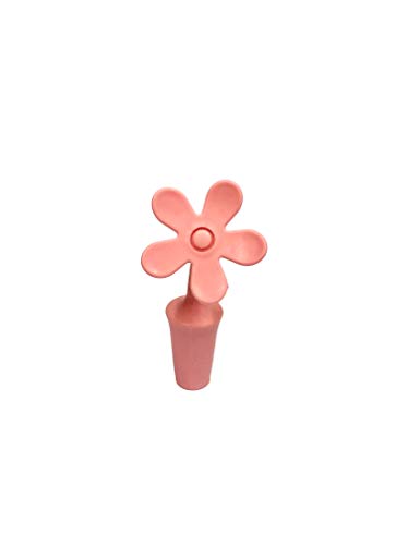 Flycheers Flower Bottle Stoppers,Wine Stoppers, Silicone Bottle Stopper Sun flower Shape Wine Plug for Champagne, Beverage, Beer, Wine Stoppers (4 piece)