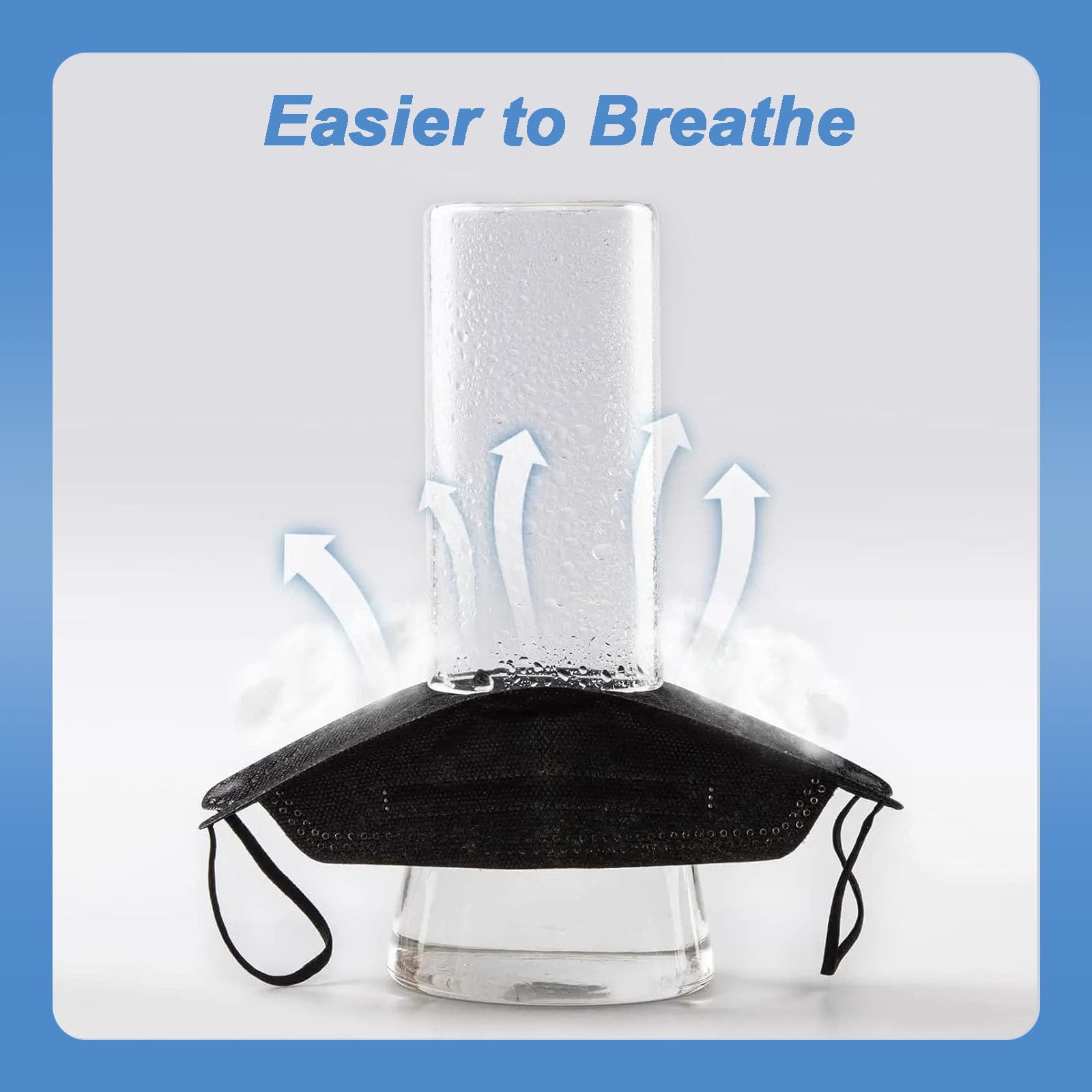 VERNASSA KN95 Face Mask 50 PCS, Breathable Comfortable Masks, Against PM2.5 Disposable Masks