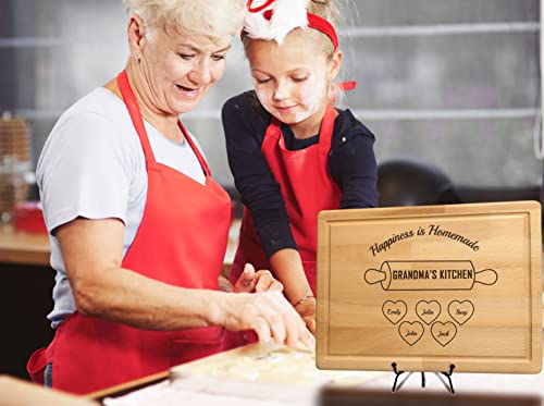 Personalized Gifts for Grandma Kitchen for Mothers Day, Cutting Board, Custom Engraved Serving Board or Decor, Customized Mom and Grandma Gift, Decor for Grandma's Kitchen, Engraved Sign, Christmas
