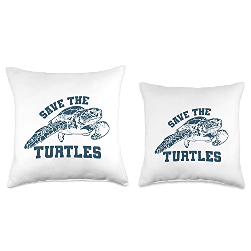 Turtle reptile carapace old Sauropsida Testudines Save Turtles Animal Throw Pillow, 16x16, Multicolor