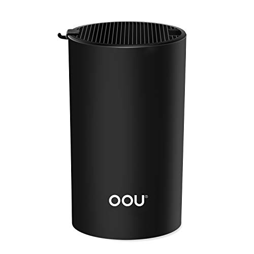 Universal Knife Block Holder, Knife Holder Without Knives,Detachable for Easy Cleaning, Round Knife Holder For Safe, Space Saver Knife Storage,Unique Design Slot to Protect Blades