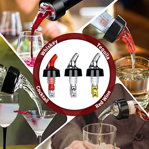Measured Liquor Bottle Pourers 12Packs β 1oz/30ml Quick Shot Bottle spout Pourer Drinks, Wine Pourers Cocktail Dispenser Home Bar Tools