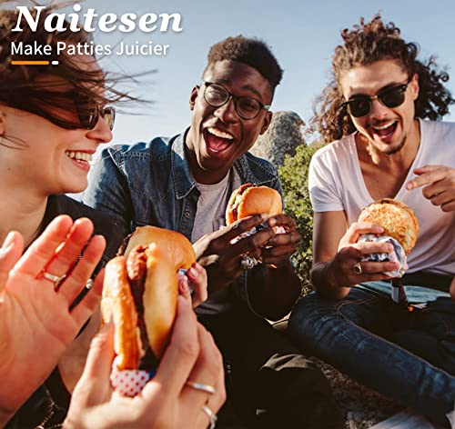 Naitesen Hamburger Press Patty Maker Burger Press Non-Stick Burger Smasher Cooking Gadgets for Kitchen Baking