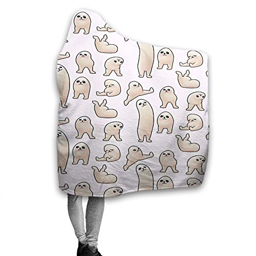 Hooded Blanket Fun Soft Eggdog Comfortable Throw Blankets for Four Seasons Anti-Pilling Flannel Wearable Blanket Suitable for Sofa Blankets for Adults and Children, Bed Blankets 50" X40