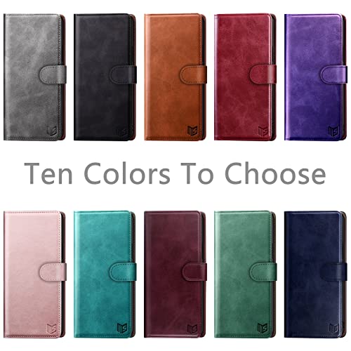 SUANPOT for Oneplus Nord N20 5G Wallet case 【RFID Blocking】 Credit Card Holder, Flip Folio Book PU Leather Phone case Shockproof Cover Women Men for OnePlus Nord N20 5G case Light Brown