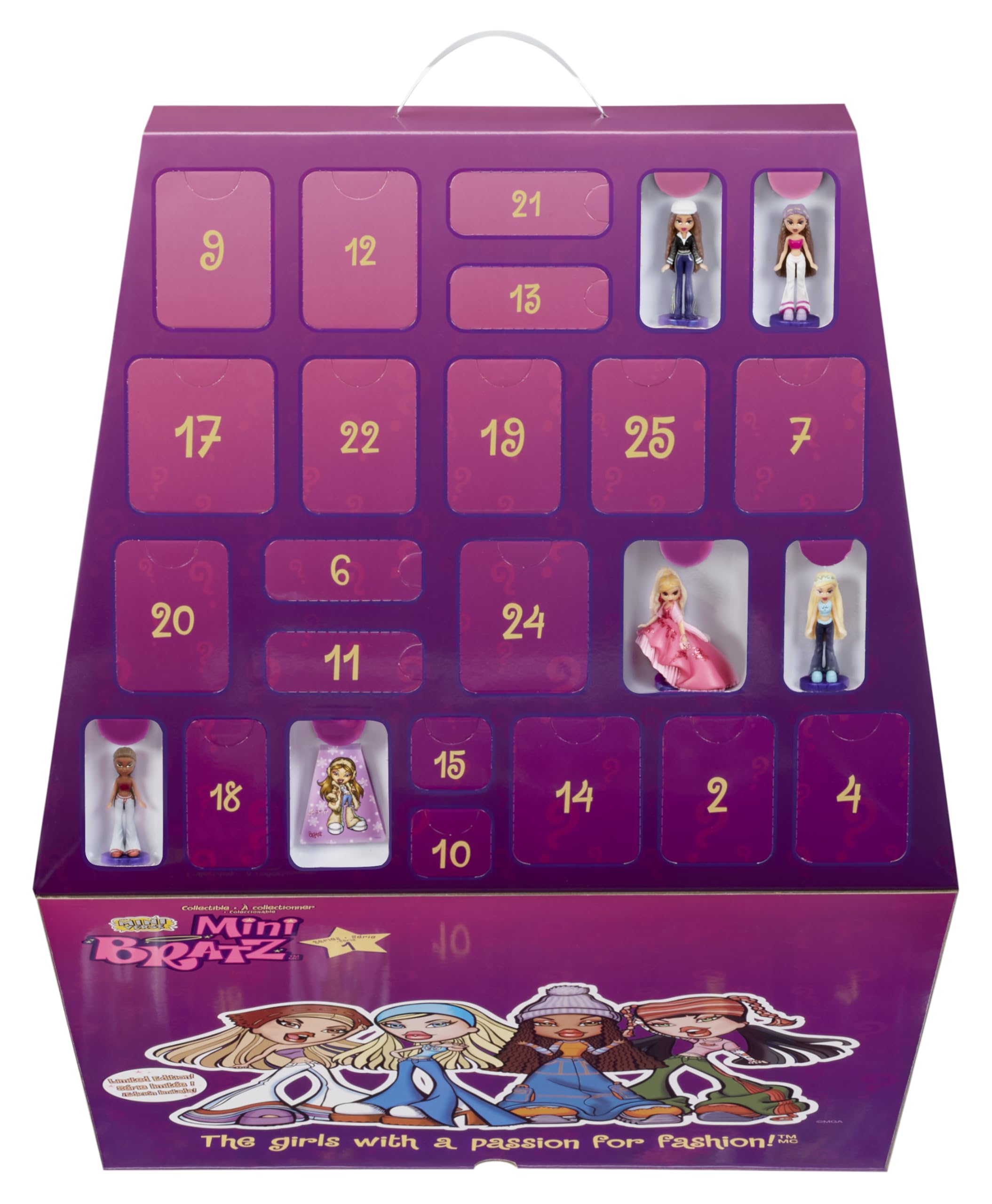 MGA's Miniverse Bratz Minis Advent Calendar - 25 Surprises, Y2K Nostalgia, Collectors Ages 6 7 8 9 10+