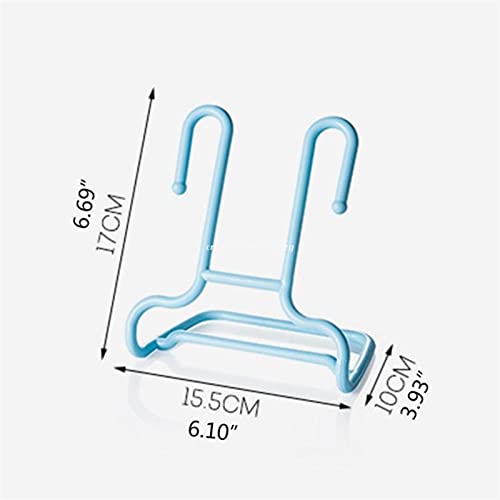 KNFUT Shoe Slots, 2PCS/Set Multi-Function Shoe Shelf Organizer Creative Shoes Drying Rack Stand Hanger Dropship (Color : Pink Color)