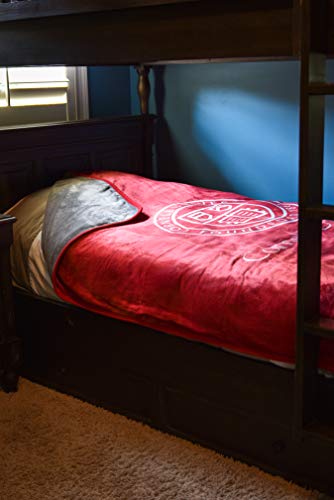 Dormitory 101 Cornell U Premium Plush Fleece Blanket - X Large 60"X80". Fits Queen or Twin XL Beds. Winter Holiday Graduation Gifts