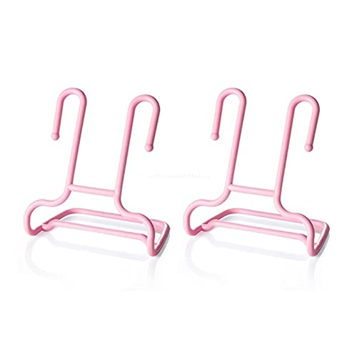 KNFUT Shoe Slots, 2PCS/Set Multi-Function Shoe Shelf Organizer Creative Shoes Drying Rack Stand Hanger Dropship (Color : Pink Color)