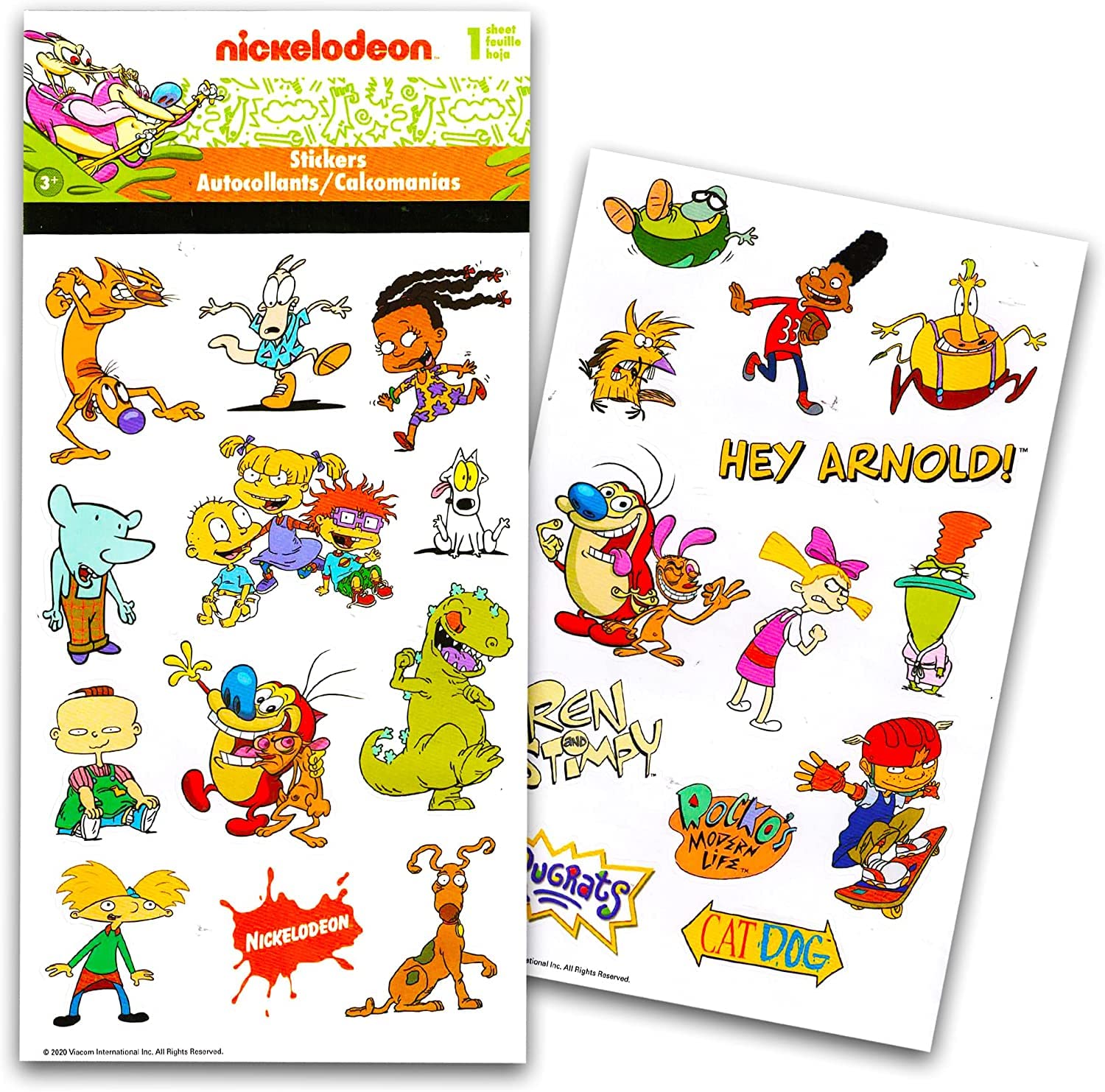 Nick Shop Avatar The Last Airbender Stickers Set - Bundle with 12 Sheets Avatar Stickers Featuring Appa, Aang, & The Gang Plus Retro Nick Stickers (Avatar Party Favors)