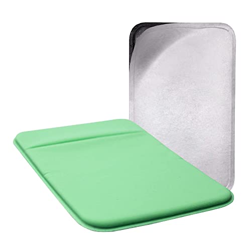 Elastic Phone Card Holder Pocket, Stick-On Wallet, Adhesive Credit Card Pouch, Phone Accessories, Compatible With iPhone, Samsung Galaxy β Light Green