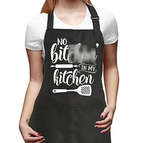 OzosKeiw Funny Cooking Aprons for Women with Pockets, Personalized BBQ Baking Chef Apron Kitchen Gifts for Mom Dad Mother Father Wife Husba One Size