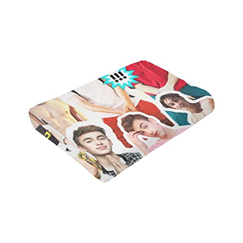 Blanket Johnny Orlando Soft and Comfortable Warm Fleece Blanket for Sofa,Office Bed car Camp Couch Cozy Plush Throw Blankets Beach Blankets