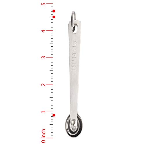 New Star Foodservice 42924 Stainless Steel Measuring Spoons Set, Mini