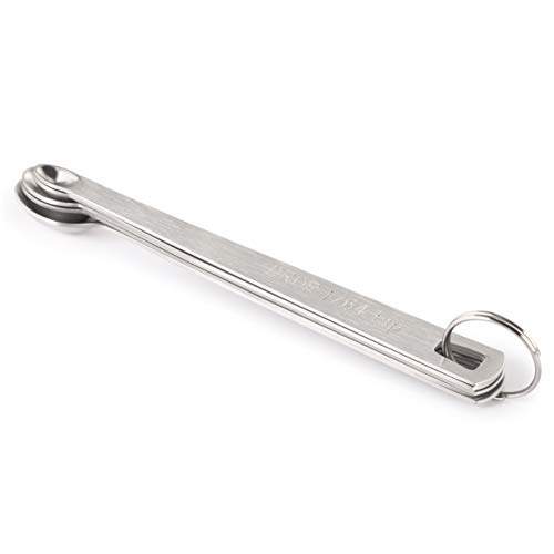 New Star Foodservice 42924 Stainless Steel Measuring Spoons Set, Mini