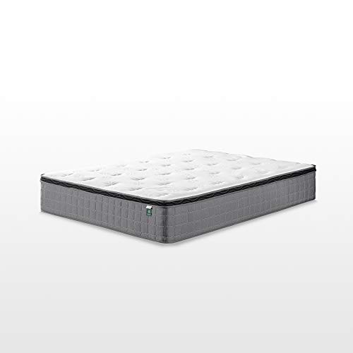ZINUS 12 Inch Cool Touch Comfort Gel-Infused Hybrid Mattress / Pocket Innersprings for Motion Isolation / Mattress-in-a-Box, Twin