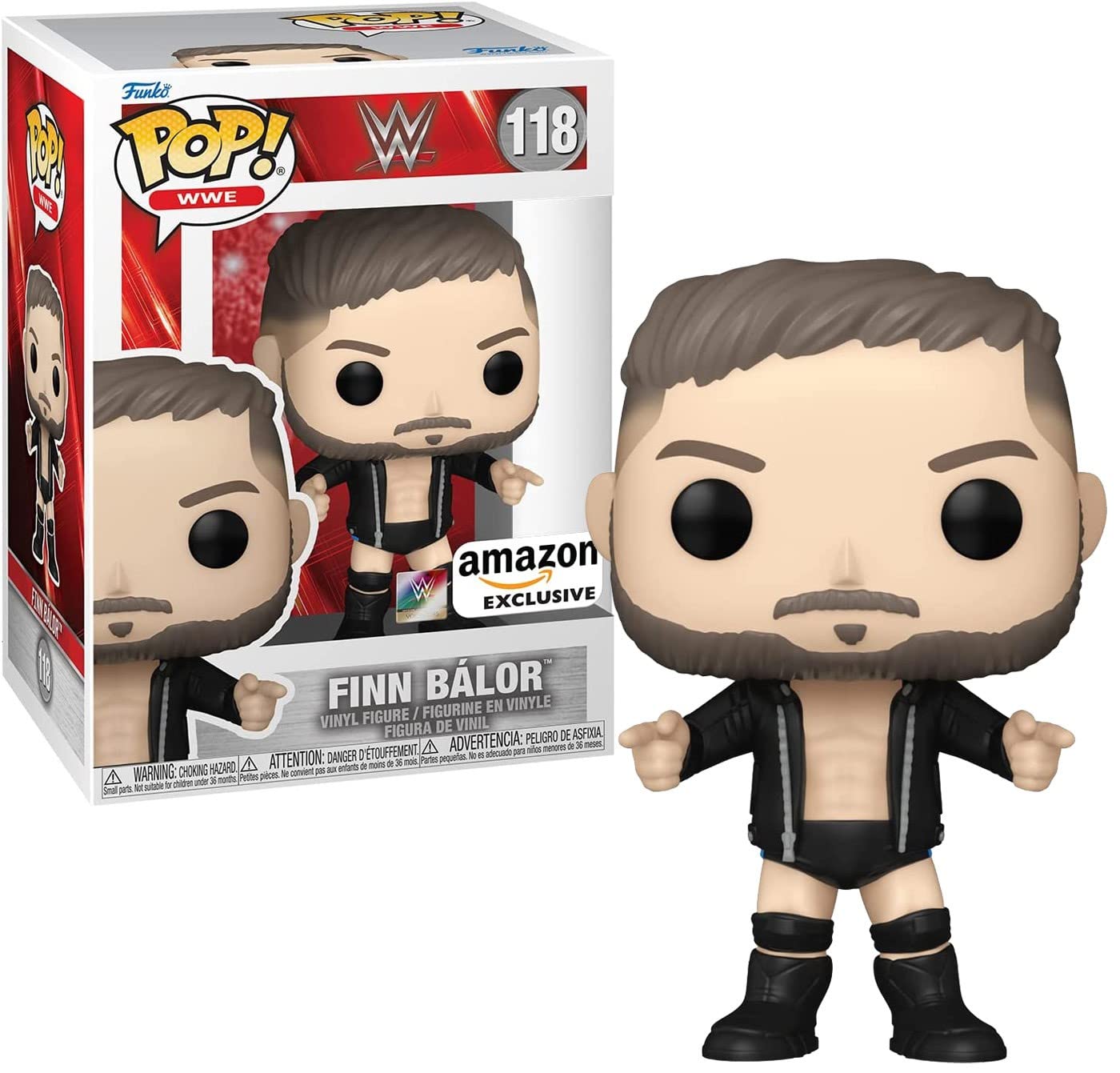 Funko Pop! WWE: Finn Balor (Balor Club) Amazon Exclusive, Multicolor, 65100