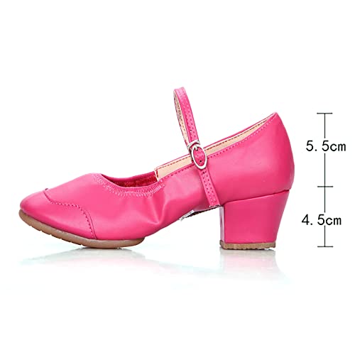 Women's Solid Color Buckle Two Point Sole Rubber Low Heel Thick Heel Dance Shoes Sandals Saltwater Sandals Womens Size 8 (Gold, 7)